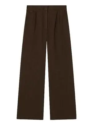 VIR VITA Marina Linen Trouser - Chestnut