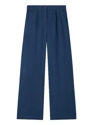 VIR VITA Marina Linen Trouser - Navy