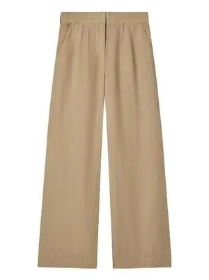 VIR VITA Marina Linen Trouser - Toffee