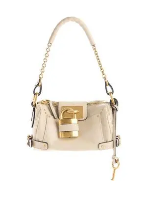 Chloé Small Paddington Leather Shoulder Bag Cloudy Cream