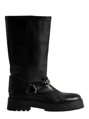 Zadig&Voltaire Angie Buckle-strap Boots - Black