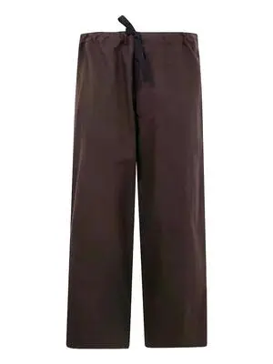 Y’s Drawstring Pocket Trousers - Brown