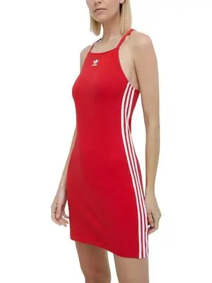 Adidas 3-stripes Mini Dress - Red