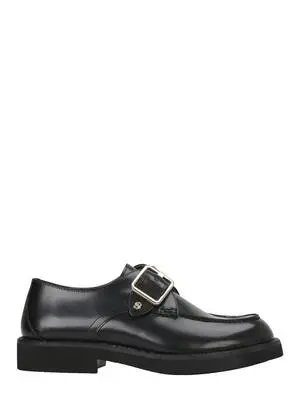 BOSS Buckled Leather Loafers - 001