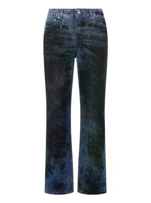 Roberto Cavalli Contrast-faded Jeans - Blue