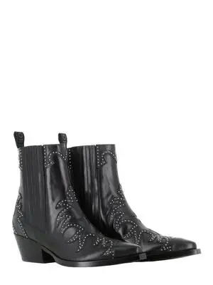 Sartore 50mm Studded Leather Boots - Black