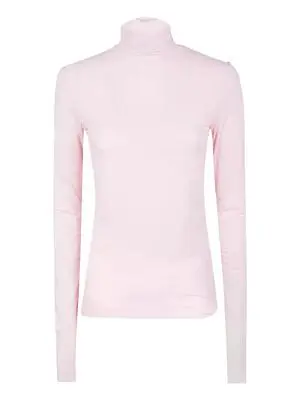 Sportmax Turtleneck Long-sleeve Top - Pink