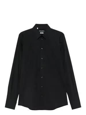 Dolce & Gabbana Long-sleeve Buttoned Shirt - Black