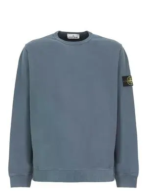Stone Island Compass-motif Sweater - Blue