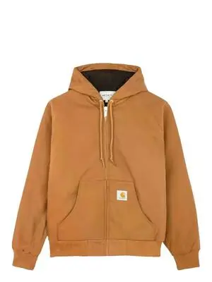 Carhartt Work In Progress Og Active Jacket In Dearborn Canvas - Brown