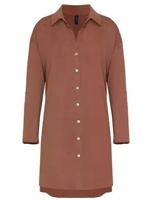 LYGIA & NANNY Meline Shirt Dress - Brown