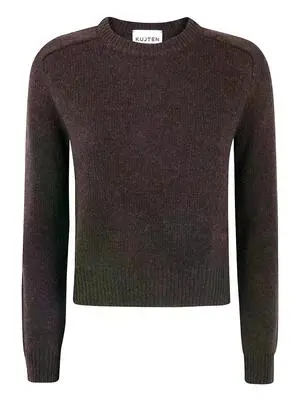 KUJTEN Crew-neck Sweater - Brown