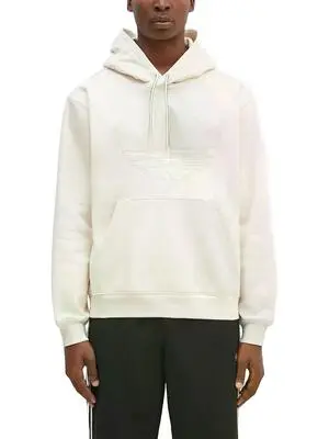 Adidas Embossed Logo Hoodie - White