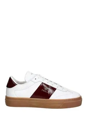 Furla Leather Panelled Sneakers - White