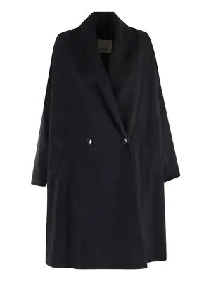 Isabel Marant Elise Shawl-lapel Double-breasted Coat - Black