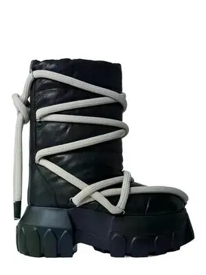 Rick Owens Lunar Mega Tractor Boots - Black