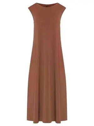 LYGIA & NANNY A-line Midi Dress - Brown