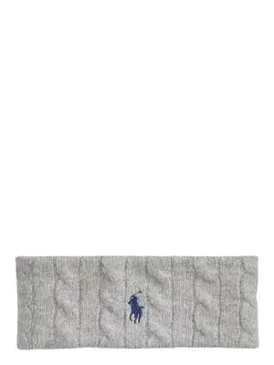 Polo Ralph Lauren Cable-knit Headband - Grey