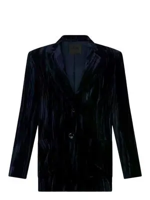 LIU JO Pleated Velvet Blazer