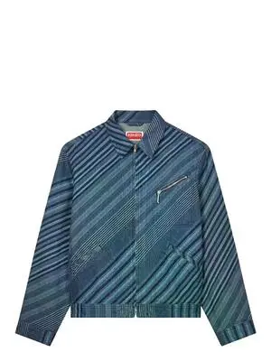 KENZO Diagonal Stripe Cotton Jacket