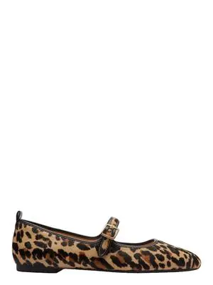 COACH® C Rivet Mary Jane With Leopard Print