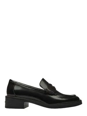 COACH® Square Toe Loafer Black