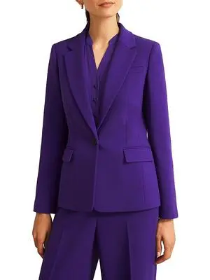 HOBBS LONDON Sami One-button Jacket - Jewel Purple