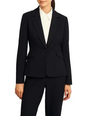 HOBBS LONDON Petites Ivy One-button Jacket - Navy
