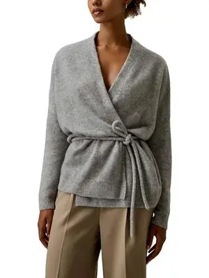 Lilysilk Lounge Wrap Knit Cardigan - Husky