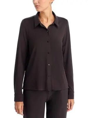 Eileen Fisher Slim Shirt - Espresso