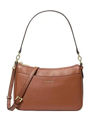 Michael Kors Jet Set Medium Top Zip Pochette Crossbody - Luggage