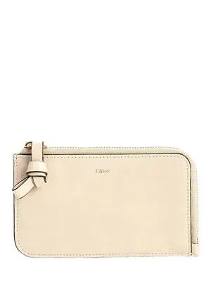 Chloé Alphabet Small Clutch Bag - Deep Beige