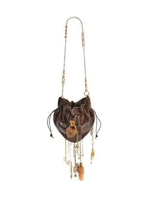CHLOÉ Chloe Chateau Treasures Leather Crossbody Bag