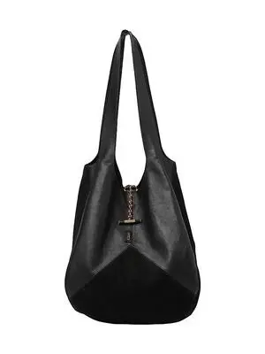 Chloé Balloon Suede Hobo Bag - Black
