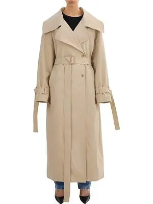 LAMARQUE Josephine Trench Coat - Khaki