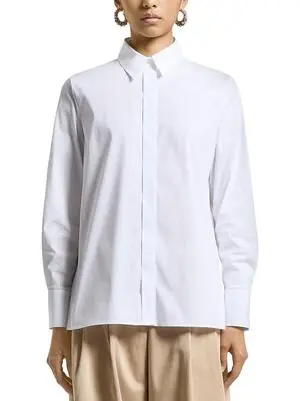 Peserico Concealed Placket Shirt - Flash White