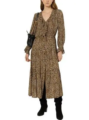 Gerard Darel Lyza Midi Dress - Brown