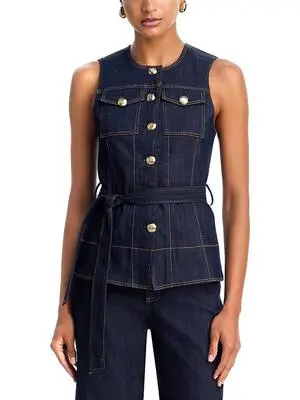 CINQ À SEPT Renee Denim Vest