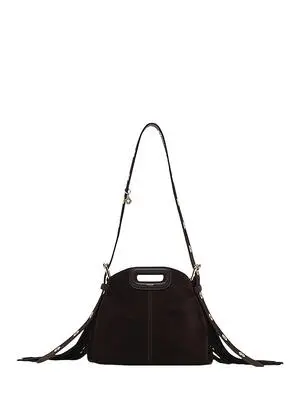 Maje Miss M Crossbody Bag - Dark Brown