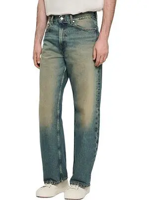 Sandro Faded Baggy Jeans - Blue Vinta