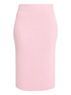 Givenchy Ribbed Knit Midi Skirt - Ltpink