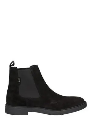 BOSS Calev Suede Boots - Black