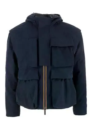 K-WAY Zip-up Hooded Jacket - Blue
