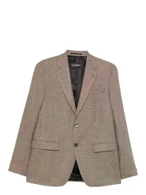 Karl Lagerfeld Checked Jacket - Brown