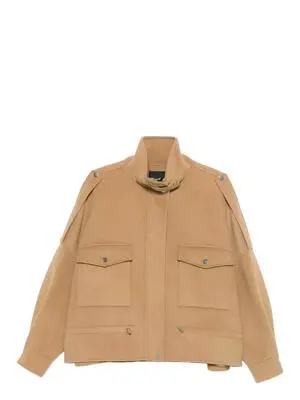 Pinko Drop-Shoulder Jacket Cam Cammello