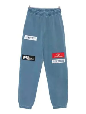 Martine Rose Logo-embroidered Track Pants - Blue