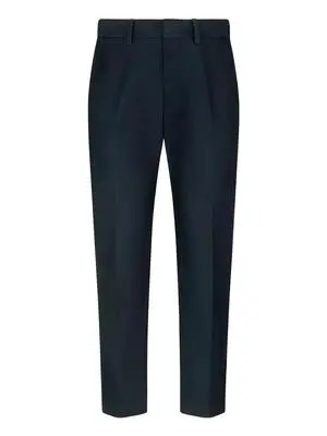 TOM FORD Cotton Straight-leg Trousers - Blue