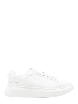 Liu Jo Platform Leather Sneakers - White