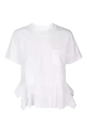 Sacai Short Sleeve T-shirt - White