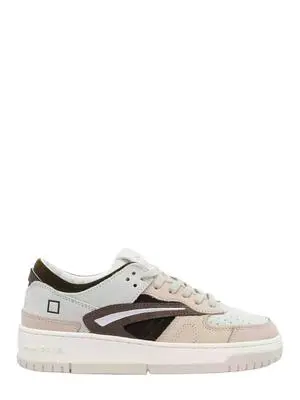 D.a.t.e. Torneo Pop Suede And Leather Sneakers - Neutrals